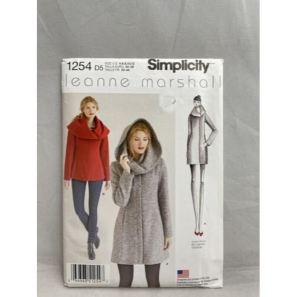 Simplicity | Art | Simplicity Sewing Pattern 254 Leanne Marshall Lined ...